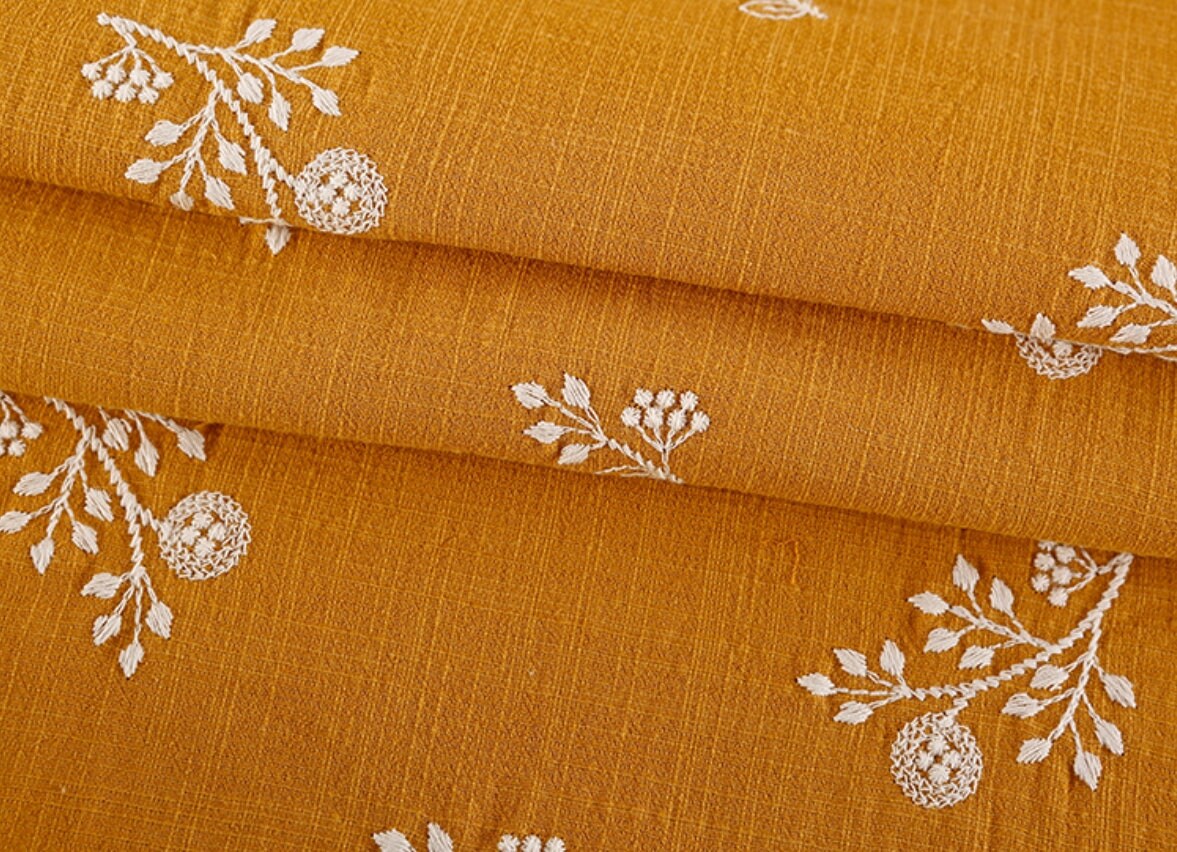 Cotton Fabric, Spun Rayon, 3D Design, Stereoscopic, Sewing, DIY ...