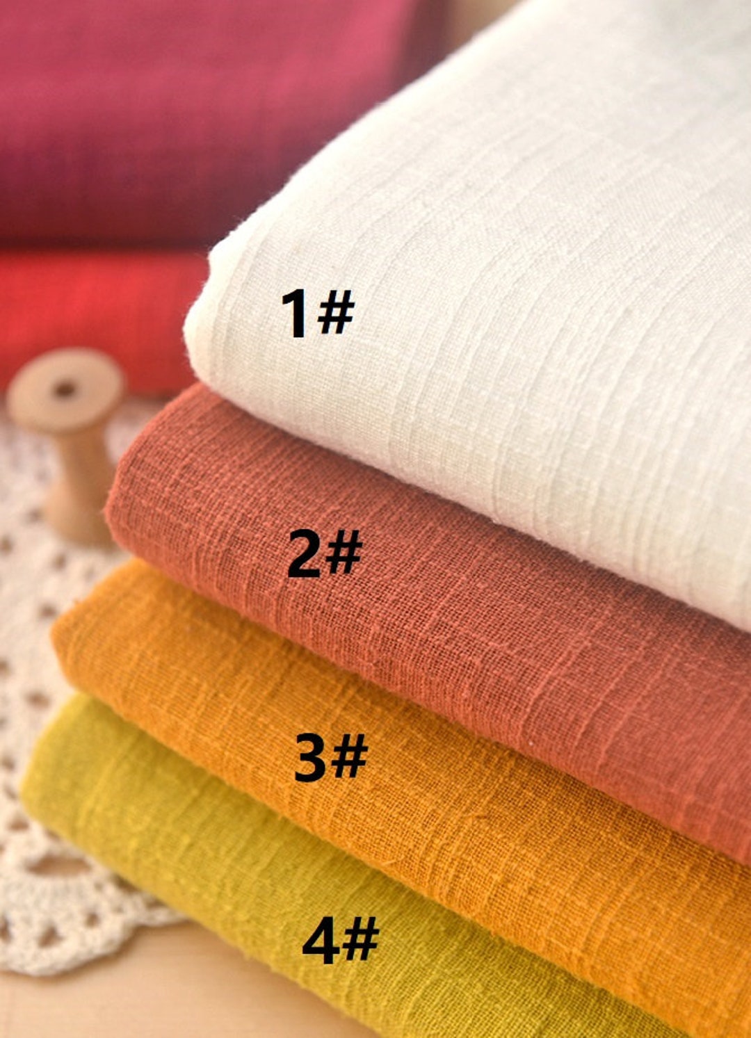 Cotton Slub Fabric, Bamboo Knotted Fabrics, Sewing, Pure and Fresh ...