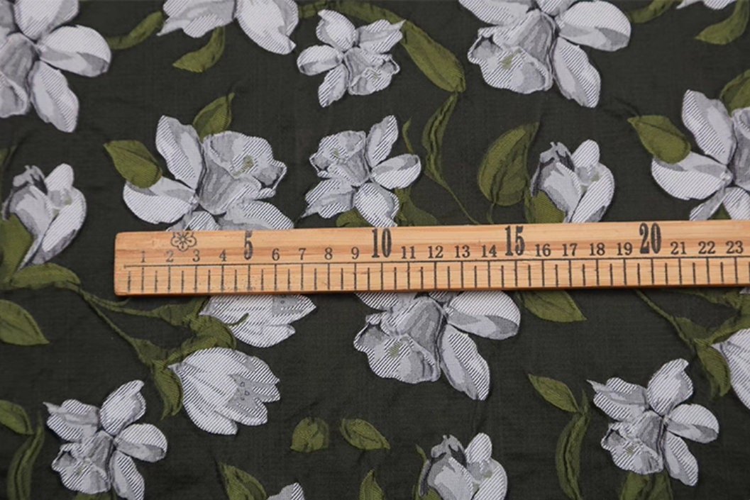3D Emboss Dacron Fabric, Relief, Polyester Fibre, Sewing, DIY, Vintage ...