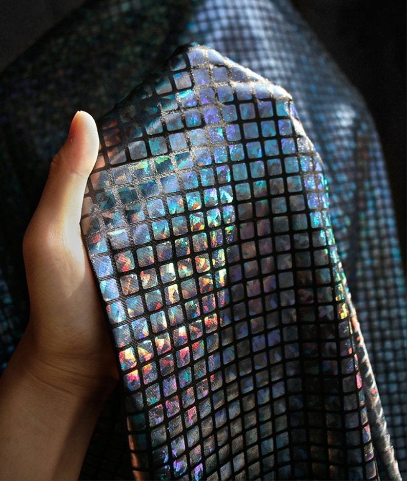Spandex Knit Fabric, Polyurethane Fibre, Mosaic, Fantastic, Luminous ...