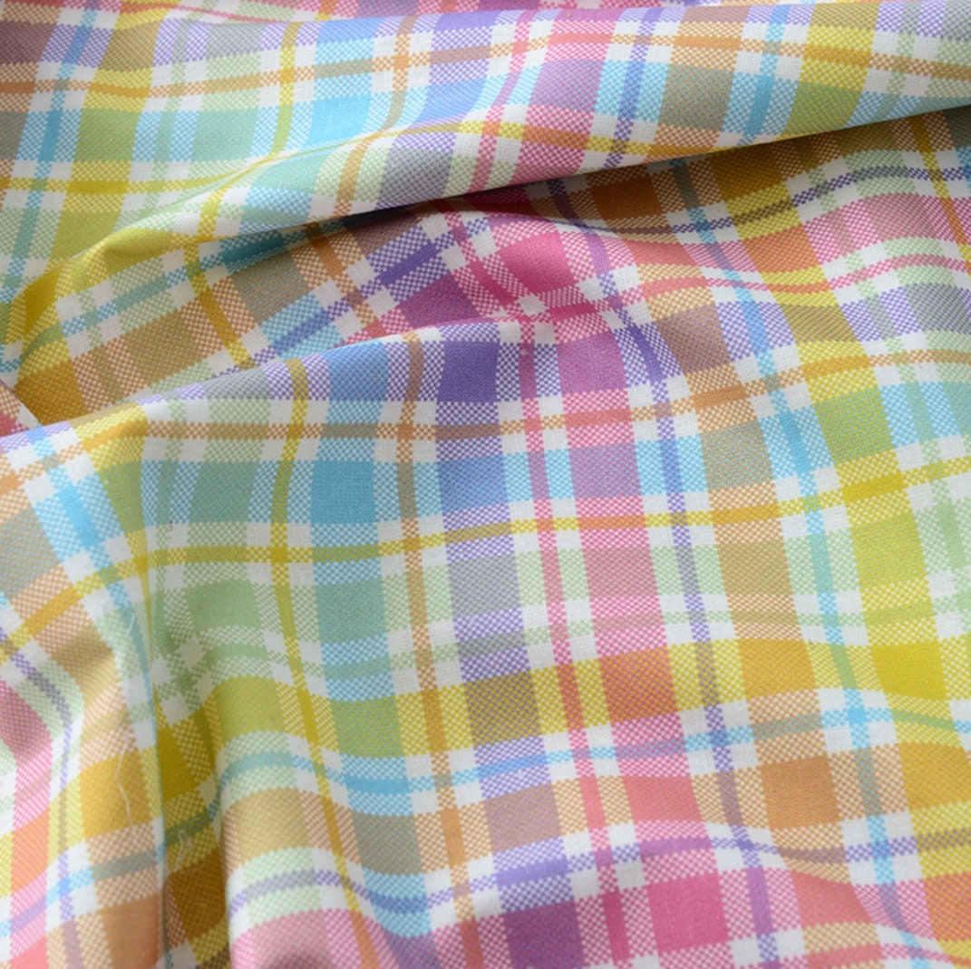 Cotton Fabric, Colorful, Rainbow, Design, Textile Printing, Diamond ...