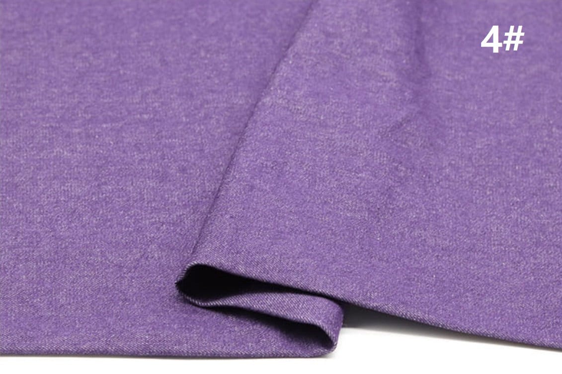 Denim Fabric, Classic Design, Avocado, Green, Purple, Ginger, Khaki ...