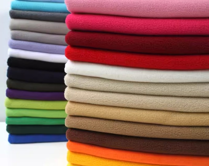Polar Fleece Fabric, Plate Color, for Fashion Design, Multi-color ...