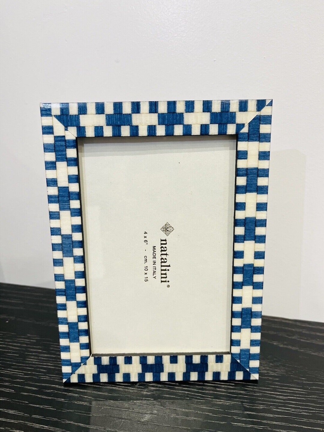 NATALINI Blue Checkerboard Photo Frame 4x6in - Etsy