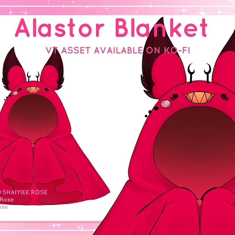 Vtuber Assets Blanket - Etsy