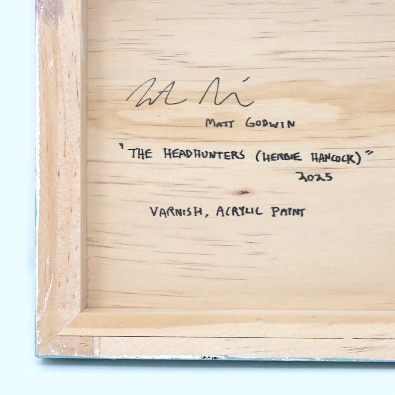 The Headhunters (herbie Hancock) Original Acrylic Painting on Wood by ...