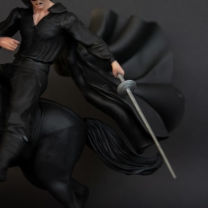 Zorro Collectible Figure – the Mask of Zorro 3D Printed Resin Model Kit ...