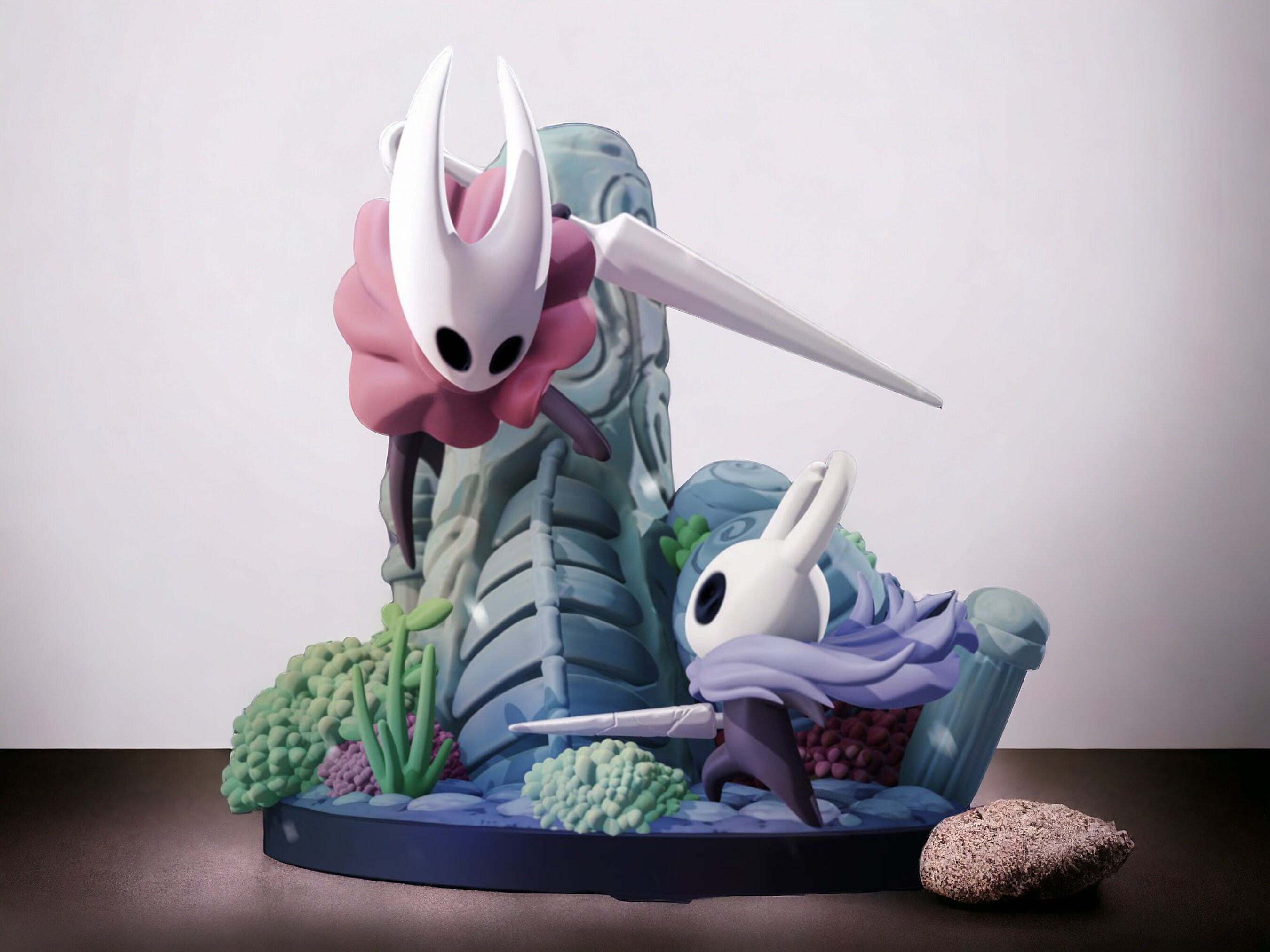 Hollow Knight and Hornet Figures / Hand Painted 3D Printed ...