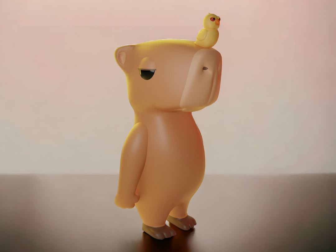Capybara / Capybara 3D Figure / Kit to Paint or Display / Meme ...