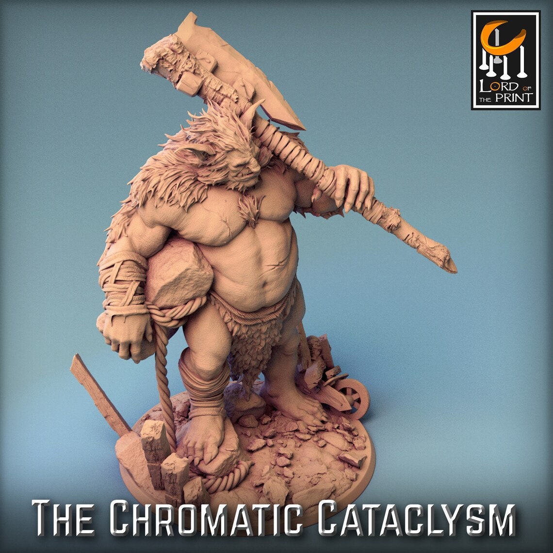 Troll Giant V1 Premium Miniature – Dnd 28mm 32mm Tabletop RPG Figurine ...