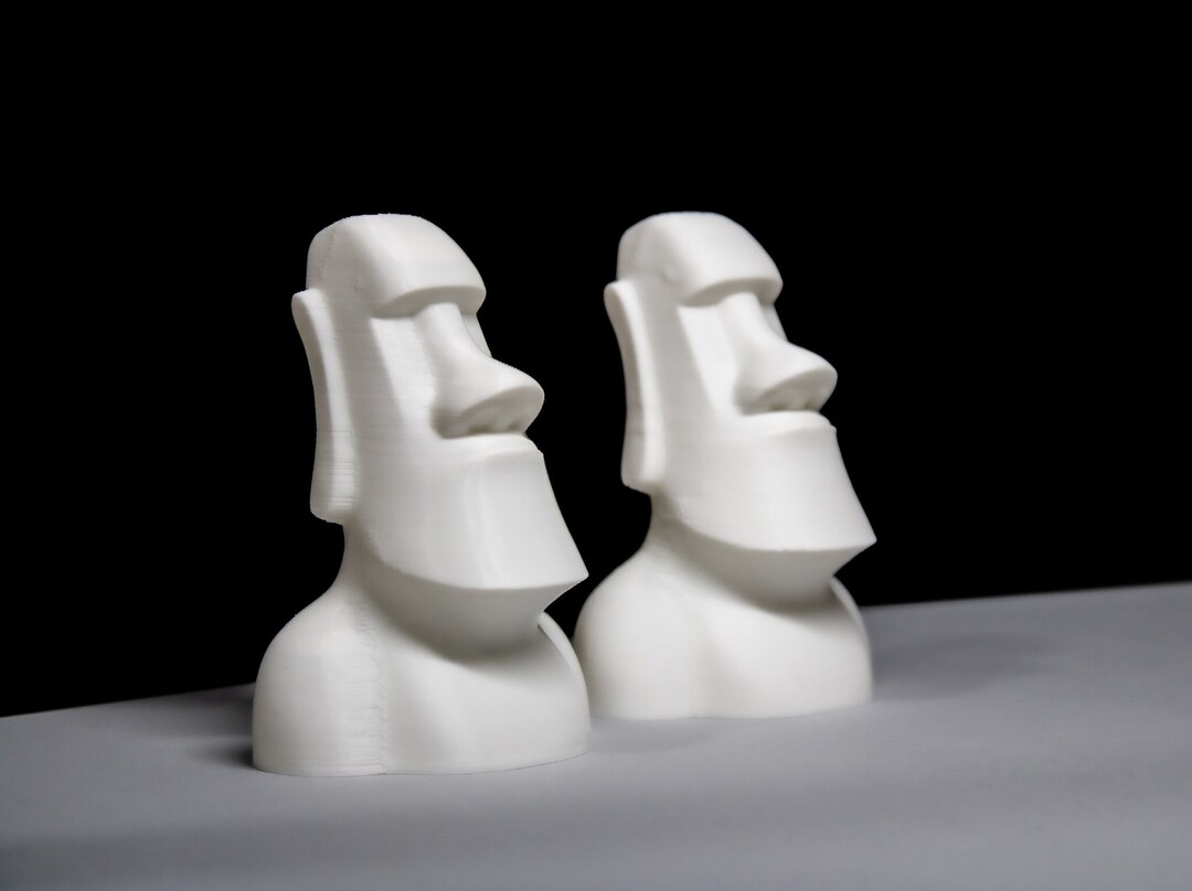Two-pack Moai Statue, Easter Island Moai, Easter Island Moai, Tiki ...