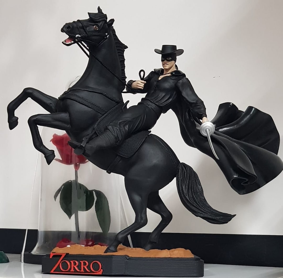 Zorro Collectible Figure – the Mask of Zorro 3D Printed Resin Model Kit ...