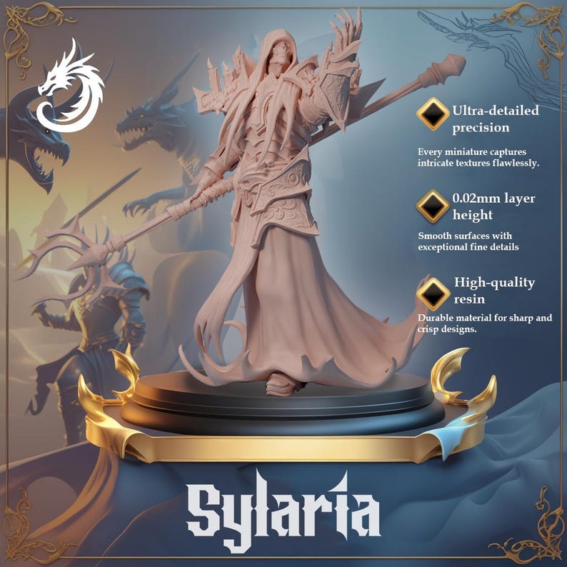 Dryad Pin up Miniature – Dnd 28mm 32mm Tabletop RPG Figurine | 3D ...