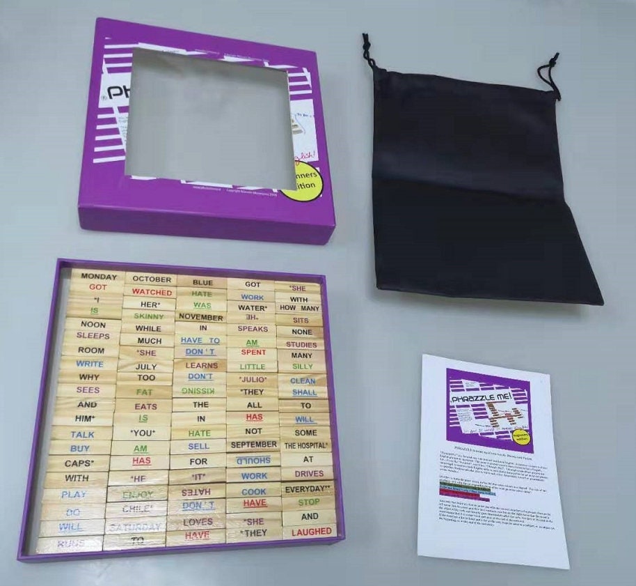 Phrazzle Me ESL Board Game - Etsy