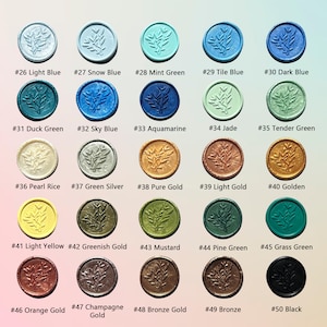 Custom Wedding Wax Seal Stickers, Handmade Wax Seals， Initial Wax Seals ...