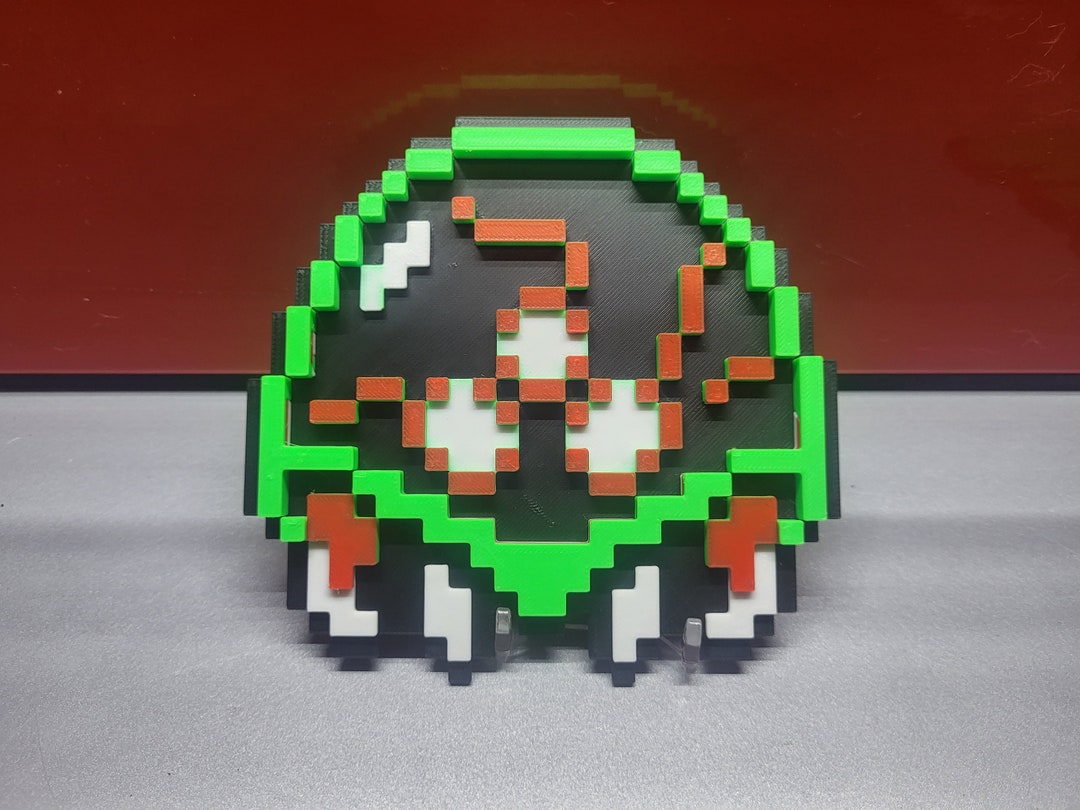 Metroid NES Sprite Color 3D Print - Etsy