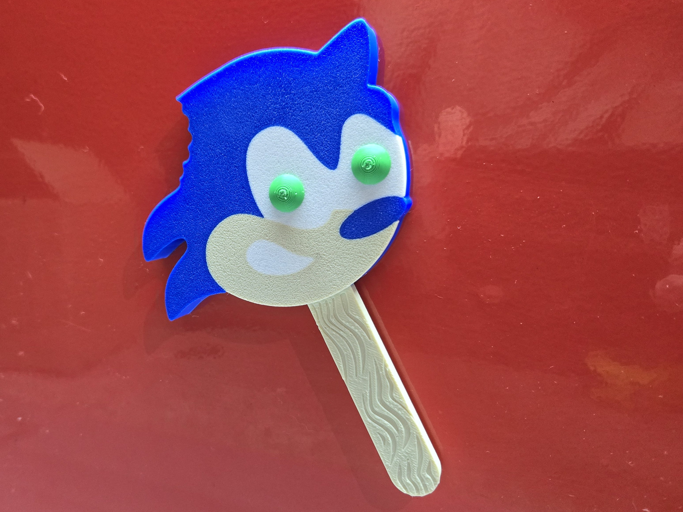 Sonic Popsicle Magnetic 3D Print - Etsy