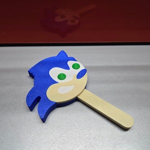 Sonic Popsicle Magnetic 3D Print - Etsy
