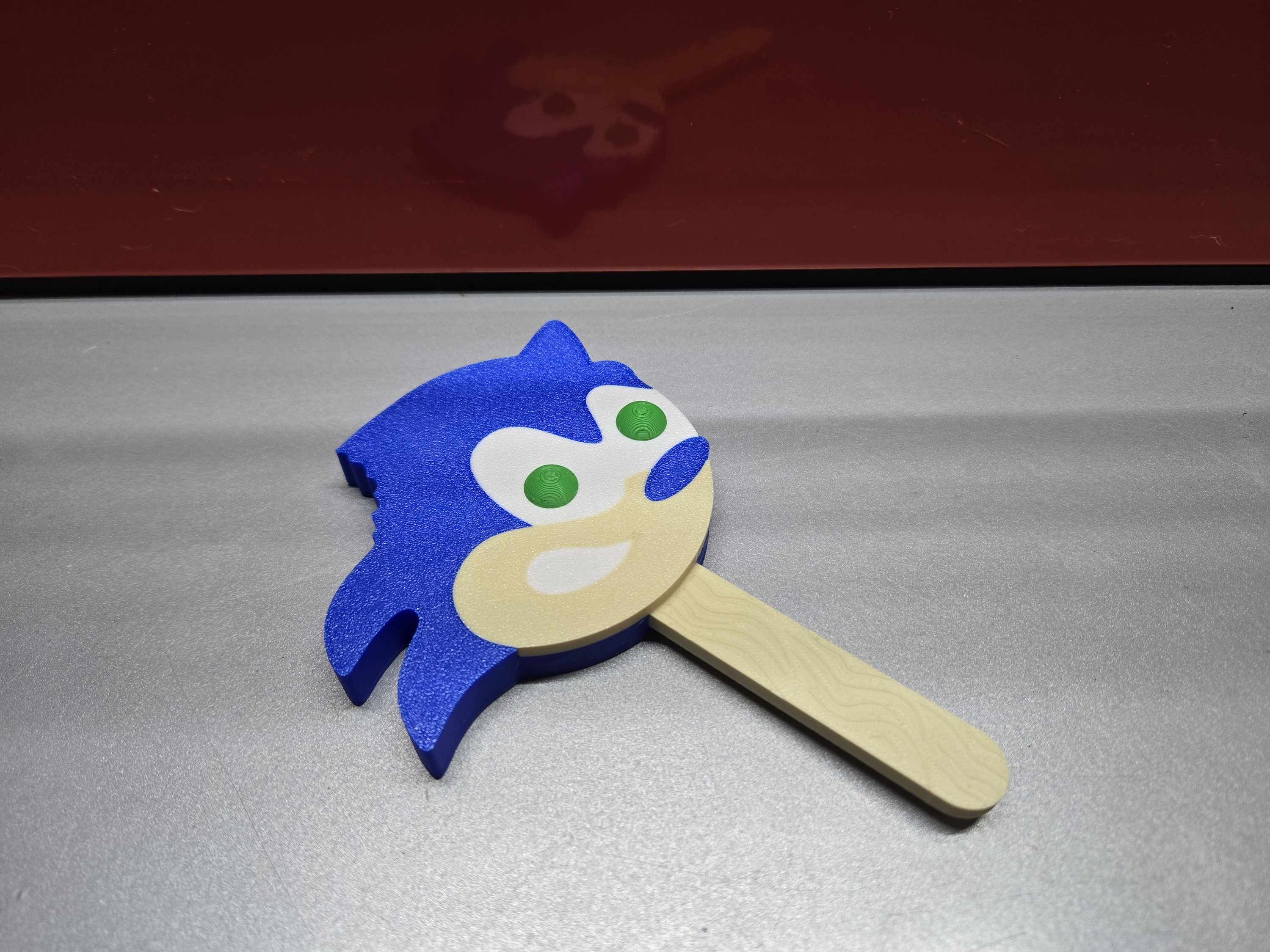 Sonic Popsicle Magnetic 3D Print - Etsy