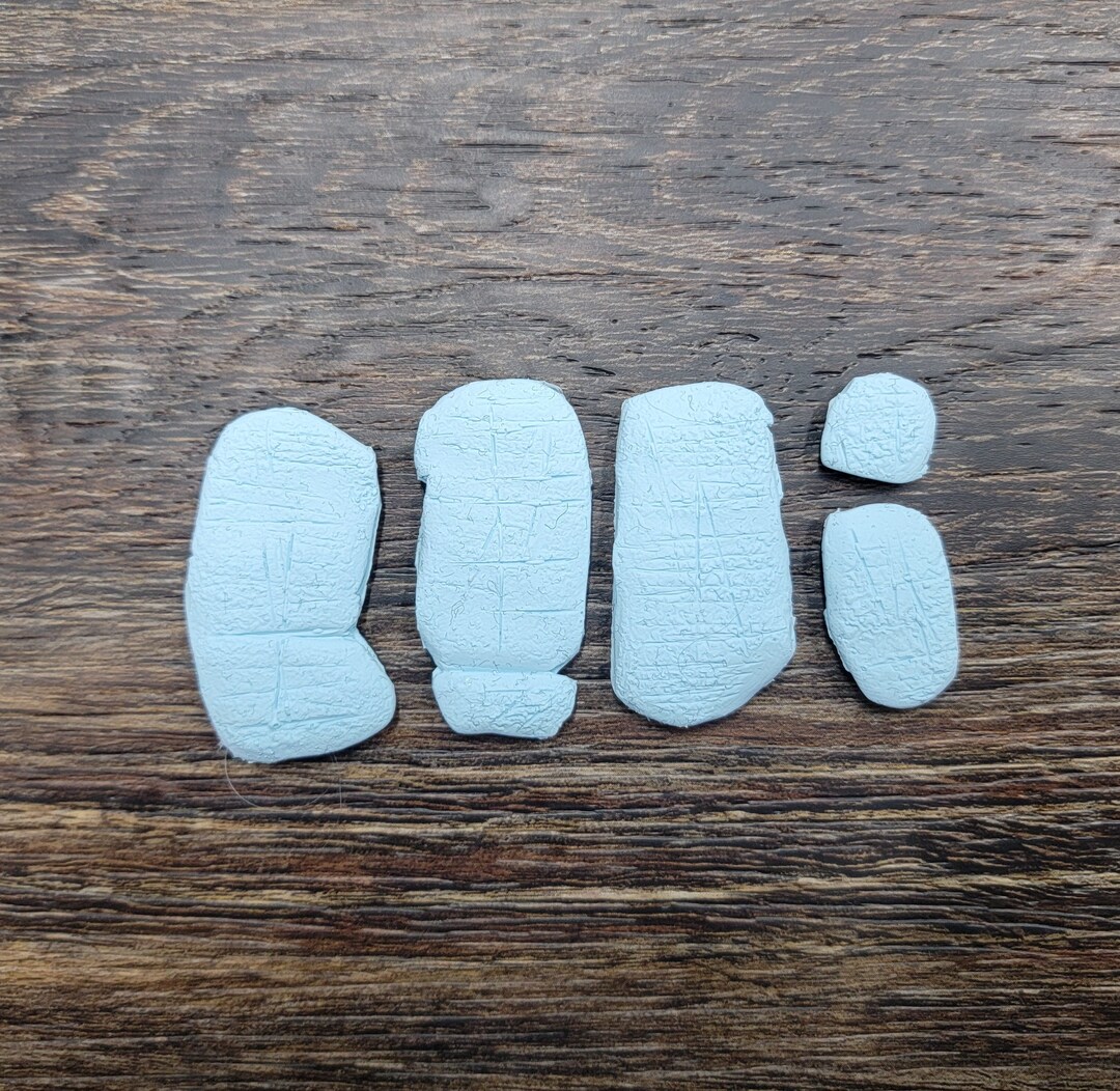Light Blue Silicone Scales, Small - READY TO SHIP - Etsy
