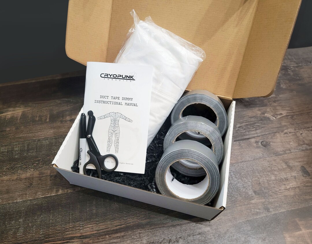 Complete Duct Tape Dummy Kit - Etsy