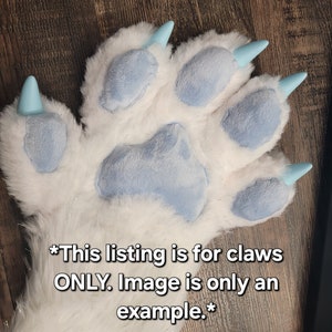 3D Printed Fursuit Claw Sets, Long - Etsy