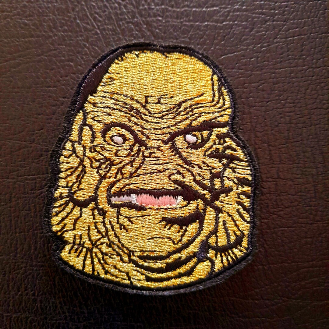 The Creature Embroidered Patch Vintage Style B Movie's Monster Decal ...