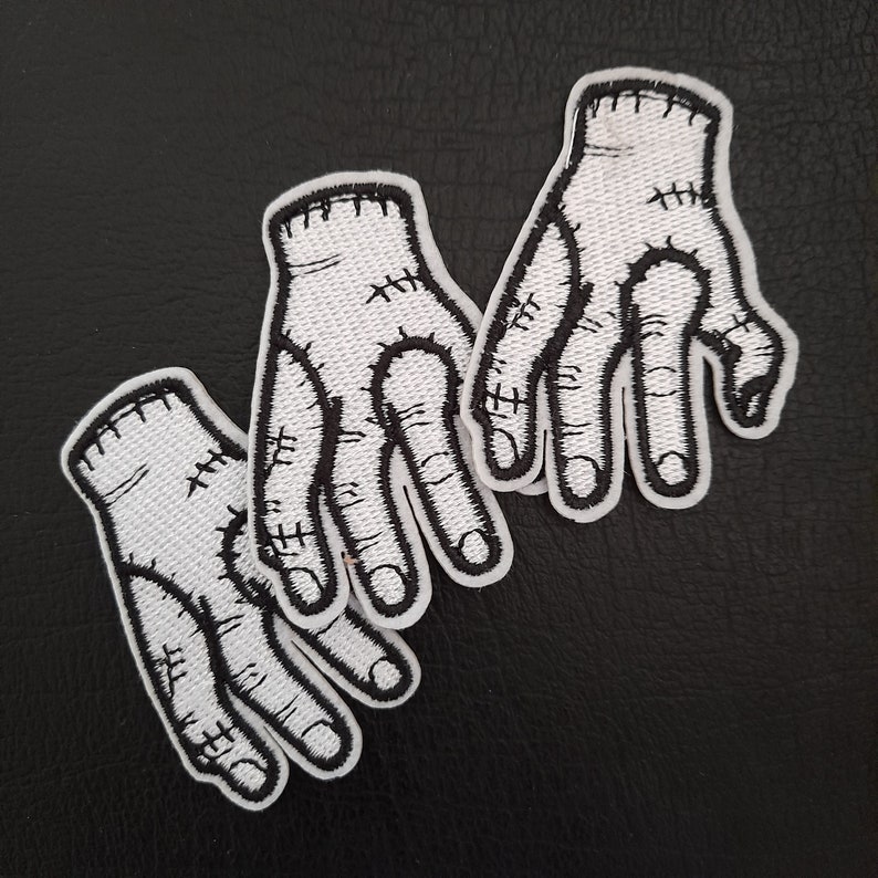 Hand Embroidered Patch Vintage Style Black & White Movie Decal Iconic ...