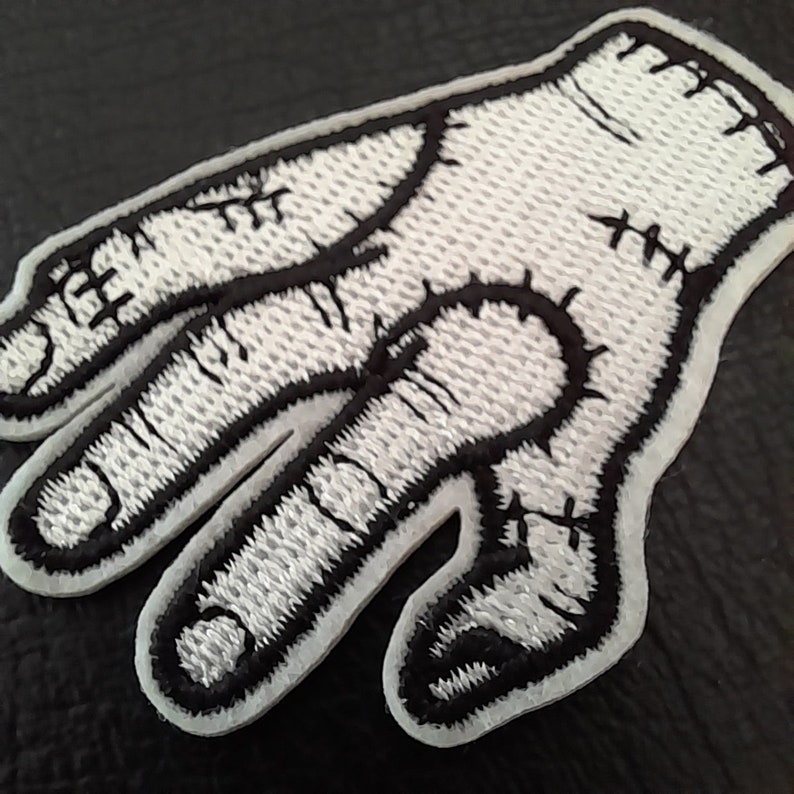 Hand Embroidered Patch Vintage Style Black & White Movie Decal Iconic ...