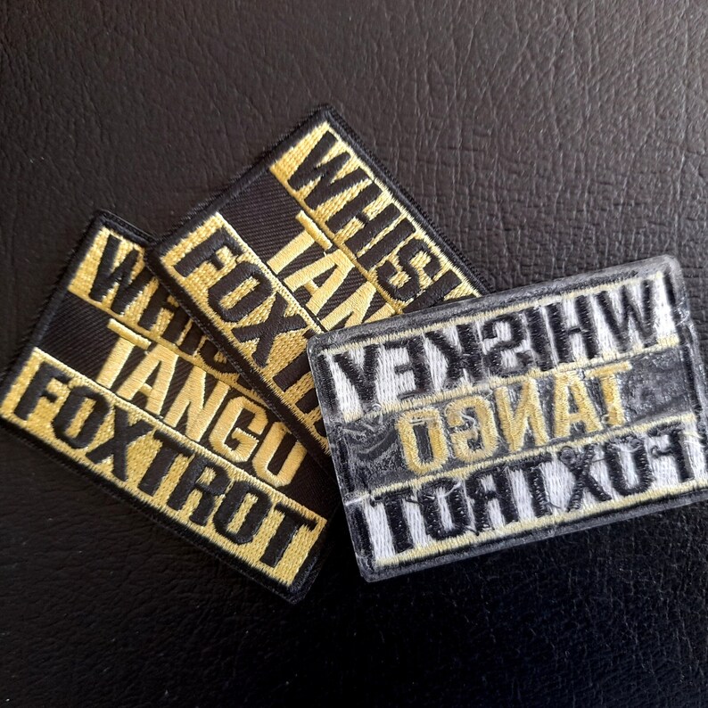 WTF Embroidered Patch Military Meme Iron on Applique Funny Decal NATO ...