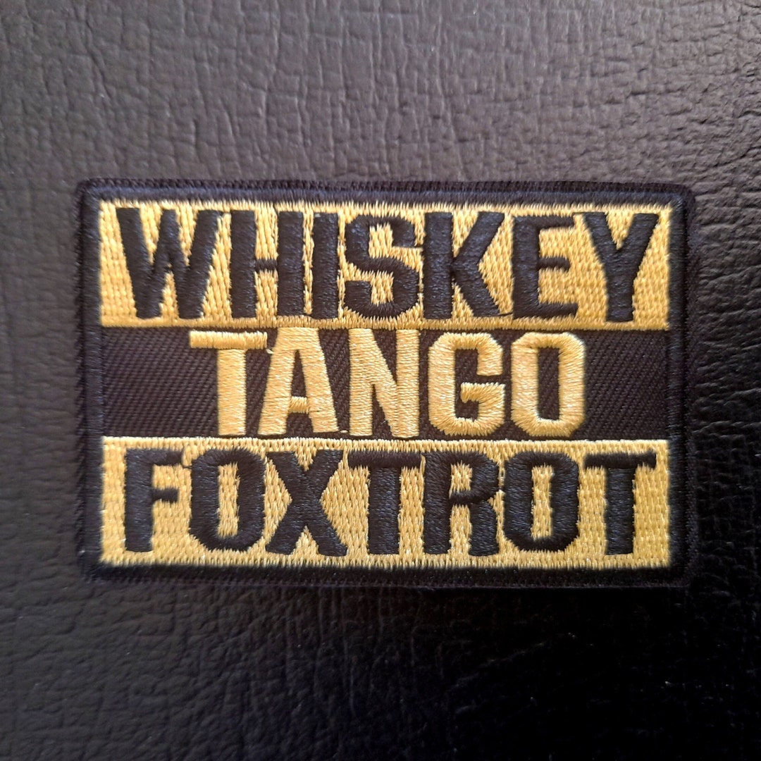 WTF Embroidered Patch Military Meme Iron on Applique Funny Decal NATO ...