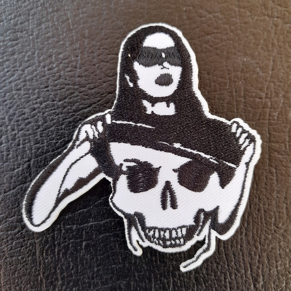 Embroidered Skull Patch - Etsy