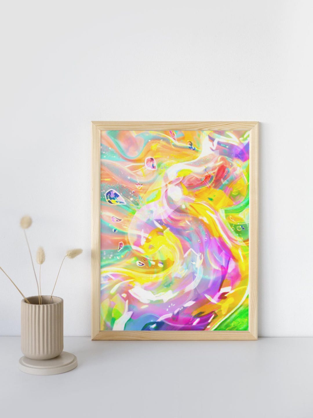 Broken Glass Art Print: Matte Photo Paper, Original Canvas Art - Etsy