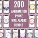 200 Affirmations Phone Wallpapers Inspirational Phone - Etsy