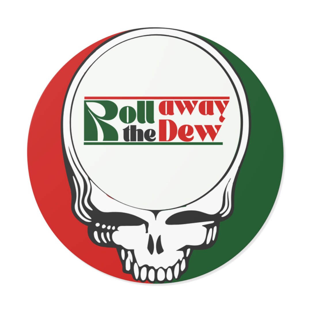 Grateful Dead Sticker - Roll Away the Drew Sticker - Steal Your Face ...