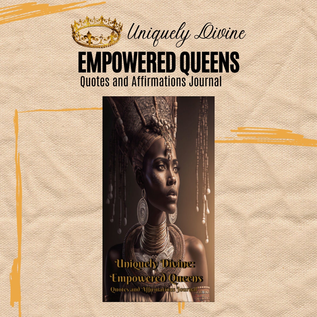Empowered Queens: Affirmations and Quotes Journal - Etsy
