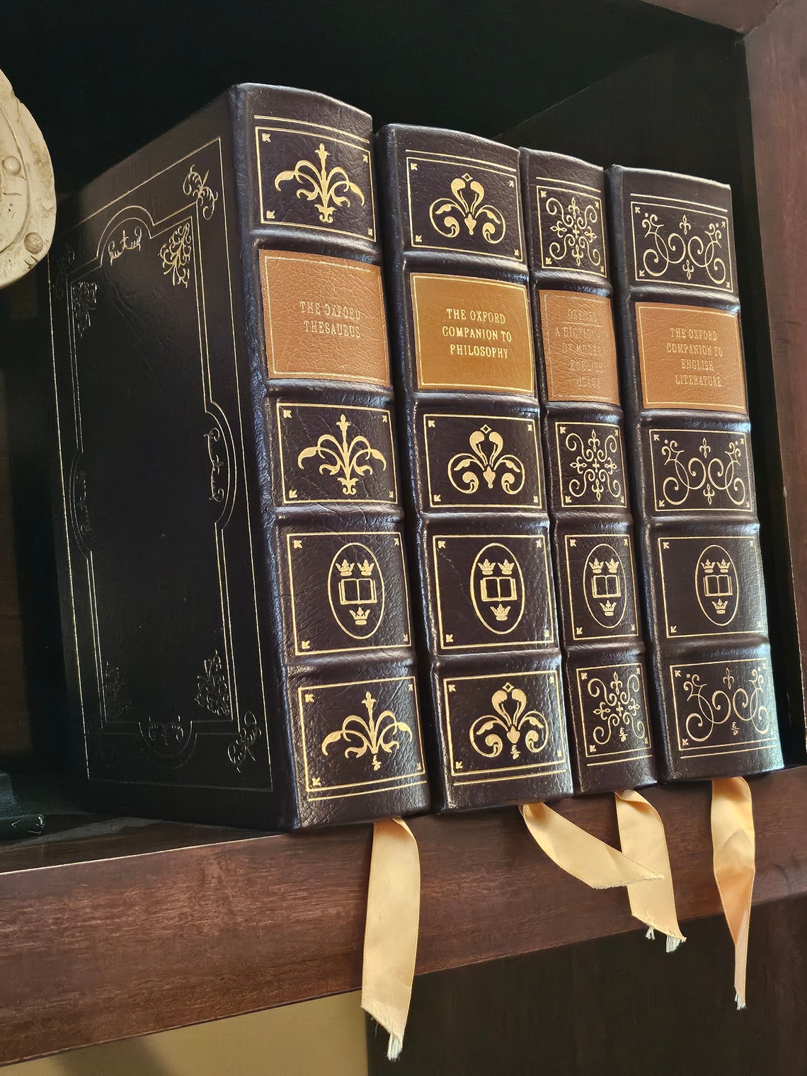 Oxford Companion Set. Leatherbound. - Etsy