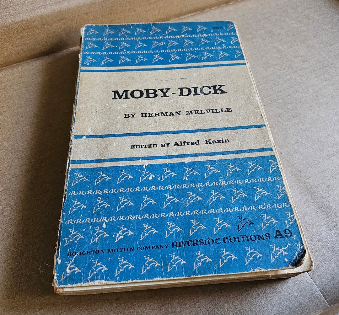 Moby Dick by Herman Melville Edited by Alfred Kazin - Etsy