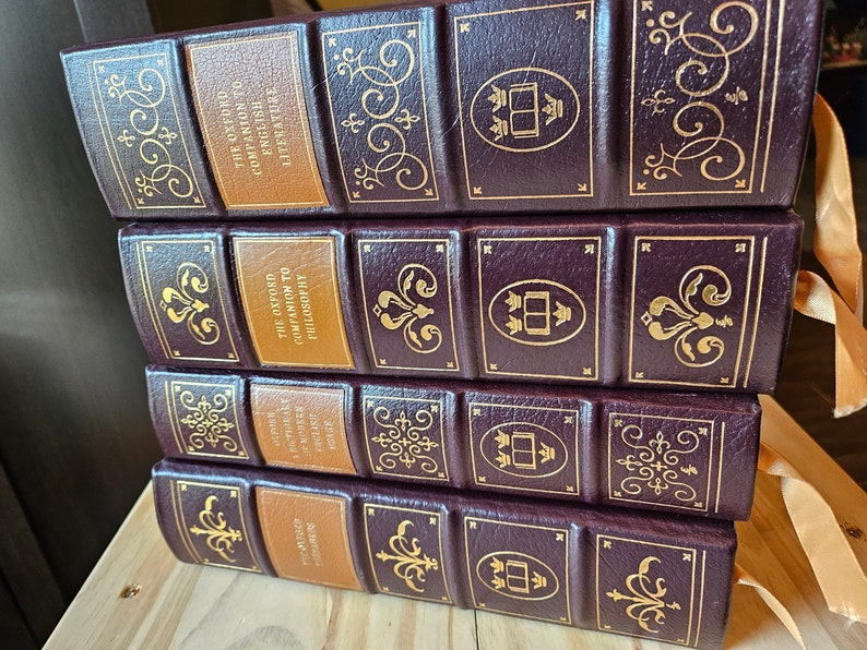 Oxford Companion Set. Leatherbound. - Etsy