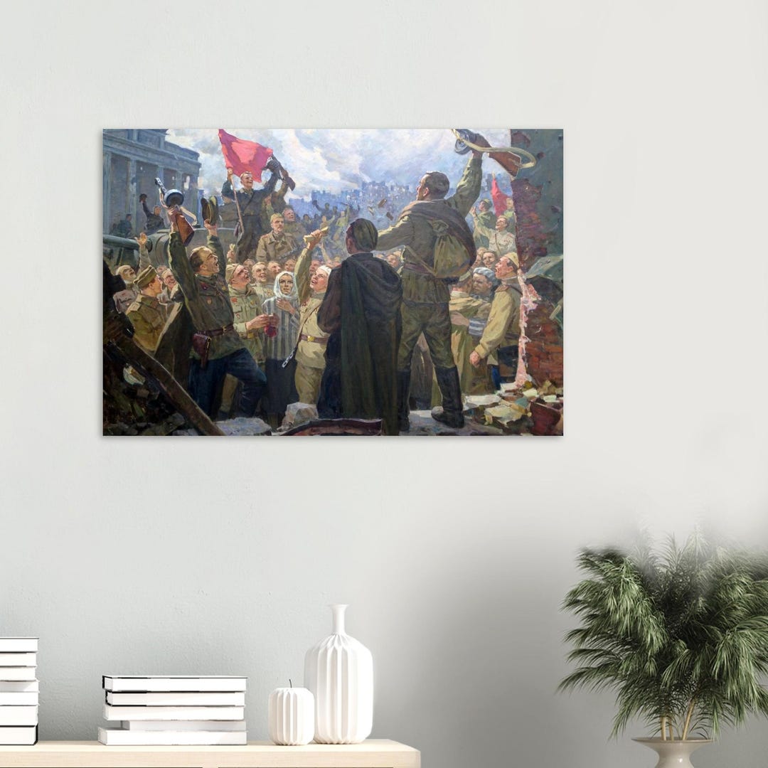 We Won – Soviet WWII Victory Painting (1985) - Etsy