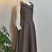 Edwardian Tweed Suit: Victorian Wool Vest and Skirt Set (size S) - Etsy