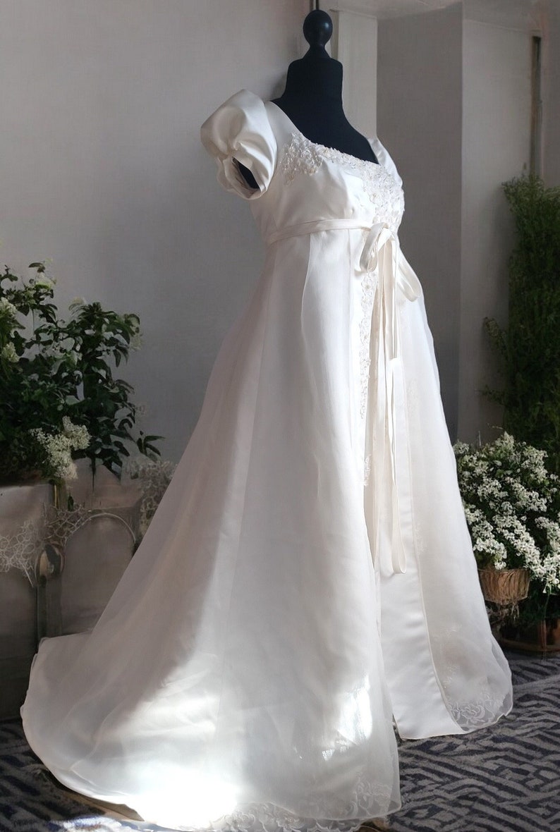Regency-style Bridgerton Wedding Gown - Ready for Shipping. - Etsy