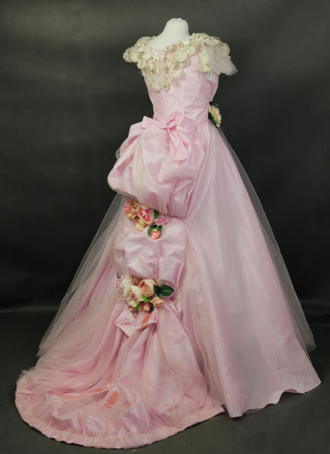 Christine Daaé Phantom of the Opera Pink Dress Gown Victorian Costume ...