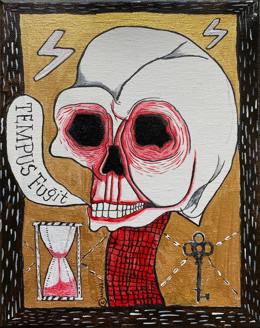Tempus Fugit : Original Acrylic Painting - Etsy