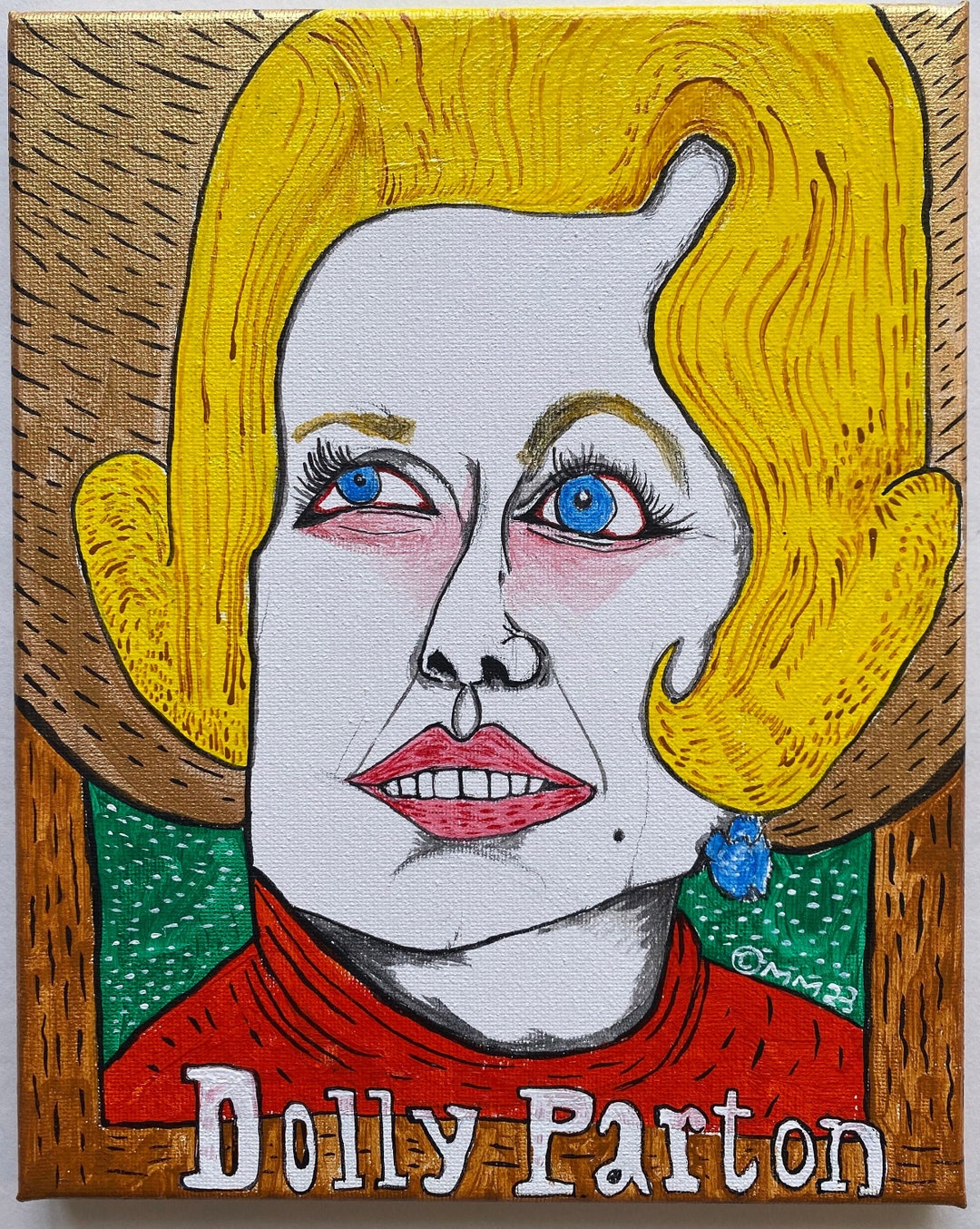 Dolly Parton : Original Acrylic Portrait Painting - Etsy