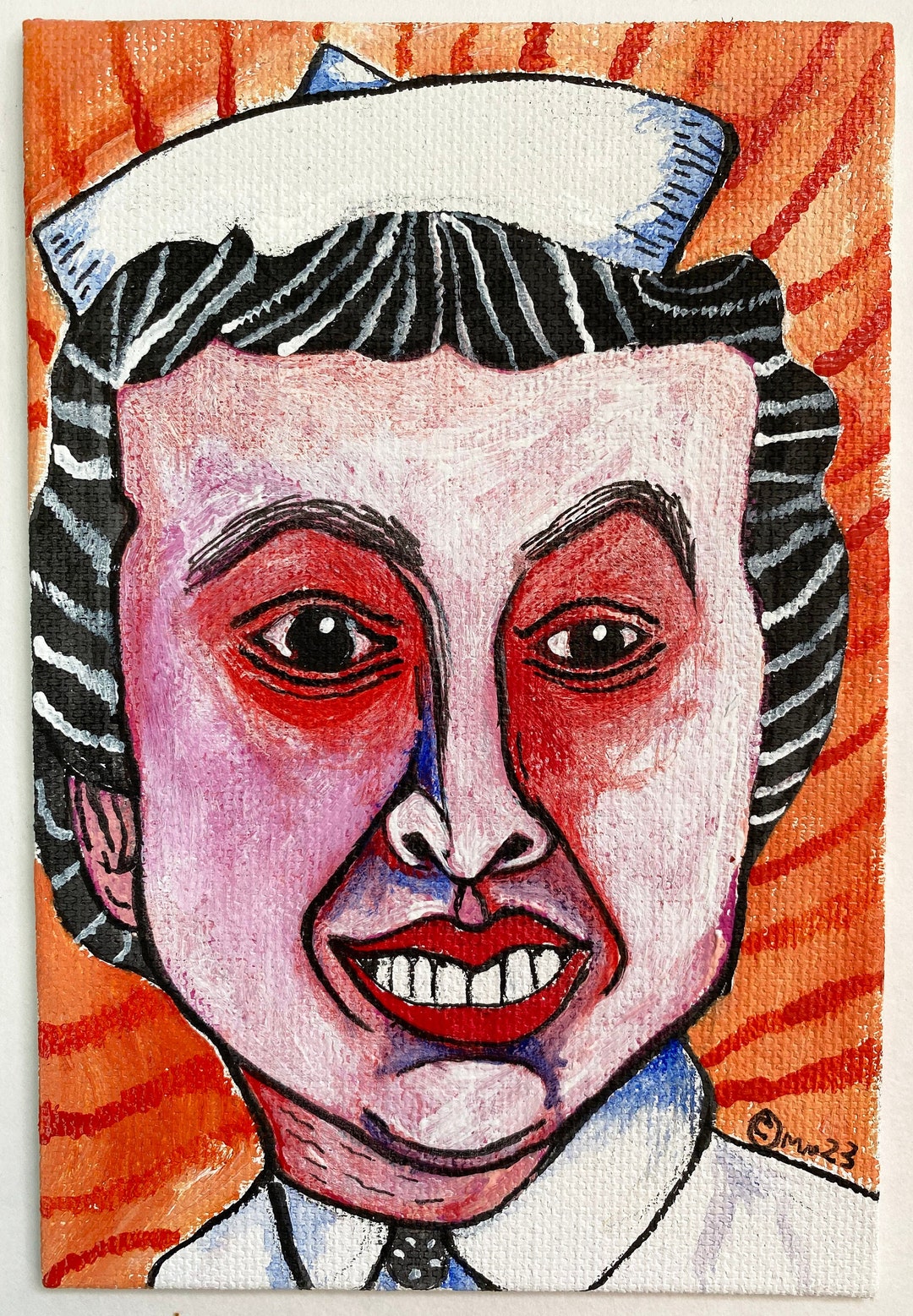 Nurse Anne Engsvick: Original Acrylic Painting - Etsy