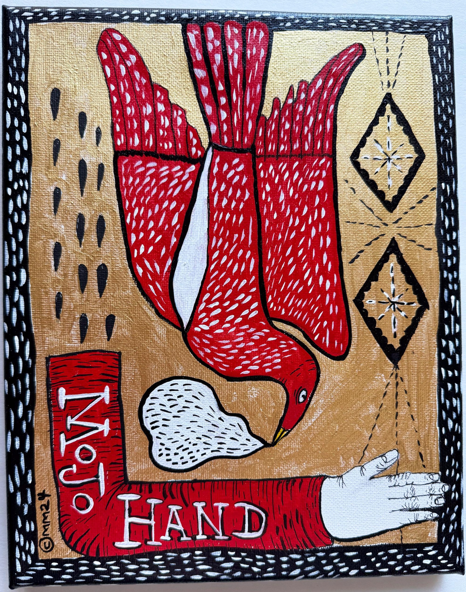 Mojo Hand, Acrylic Painting Original Art - Etsy