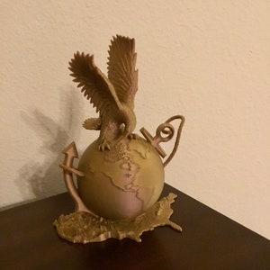 USMC EGA This is a 3D Printed Eagle, Globe and Anchor US Marine Corps ...