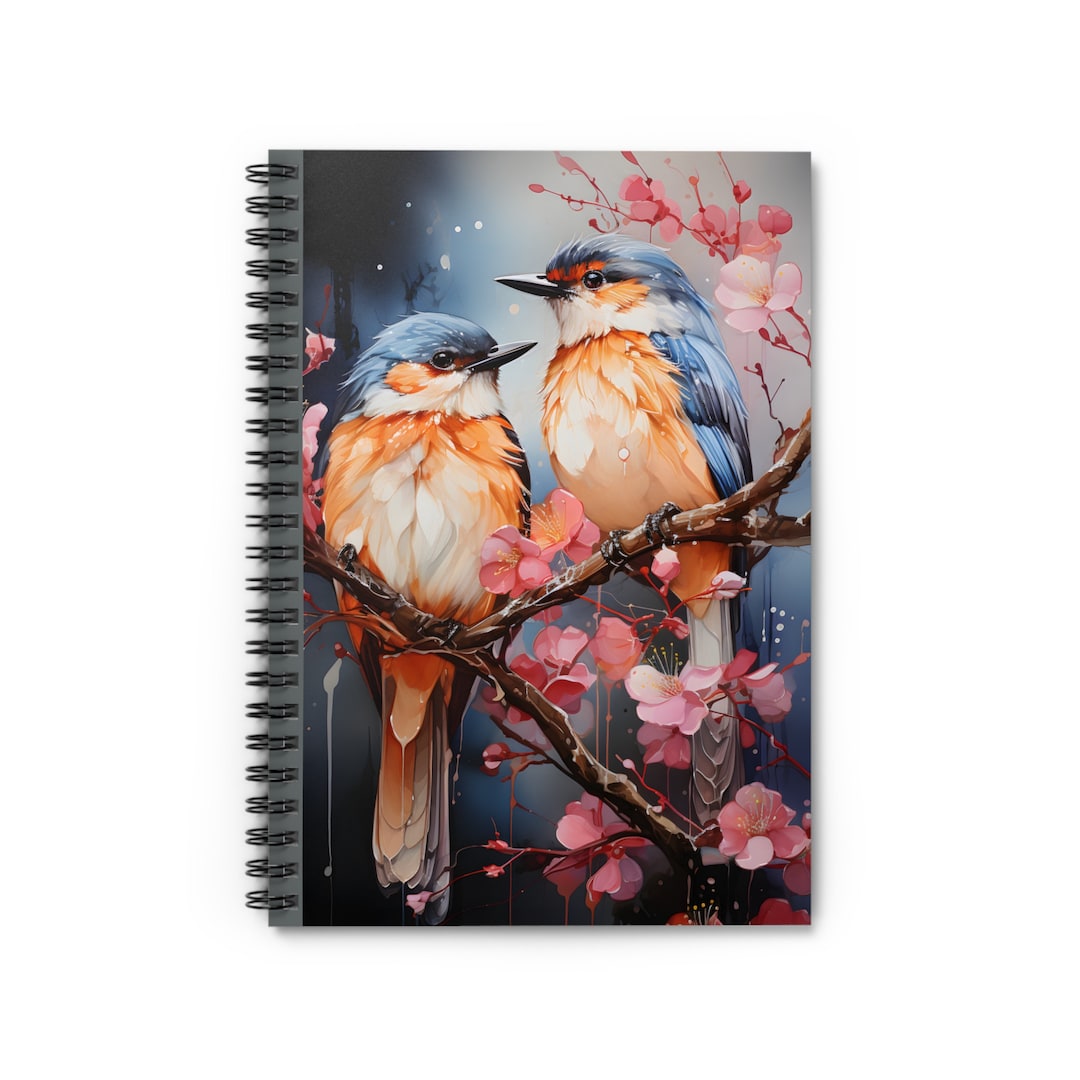 Bird Notebook, Watercolor Painting, Art Journal, Nature Diary, Unique ...