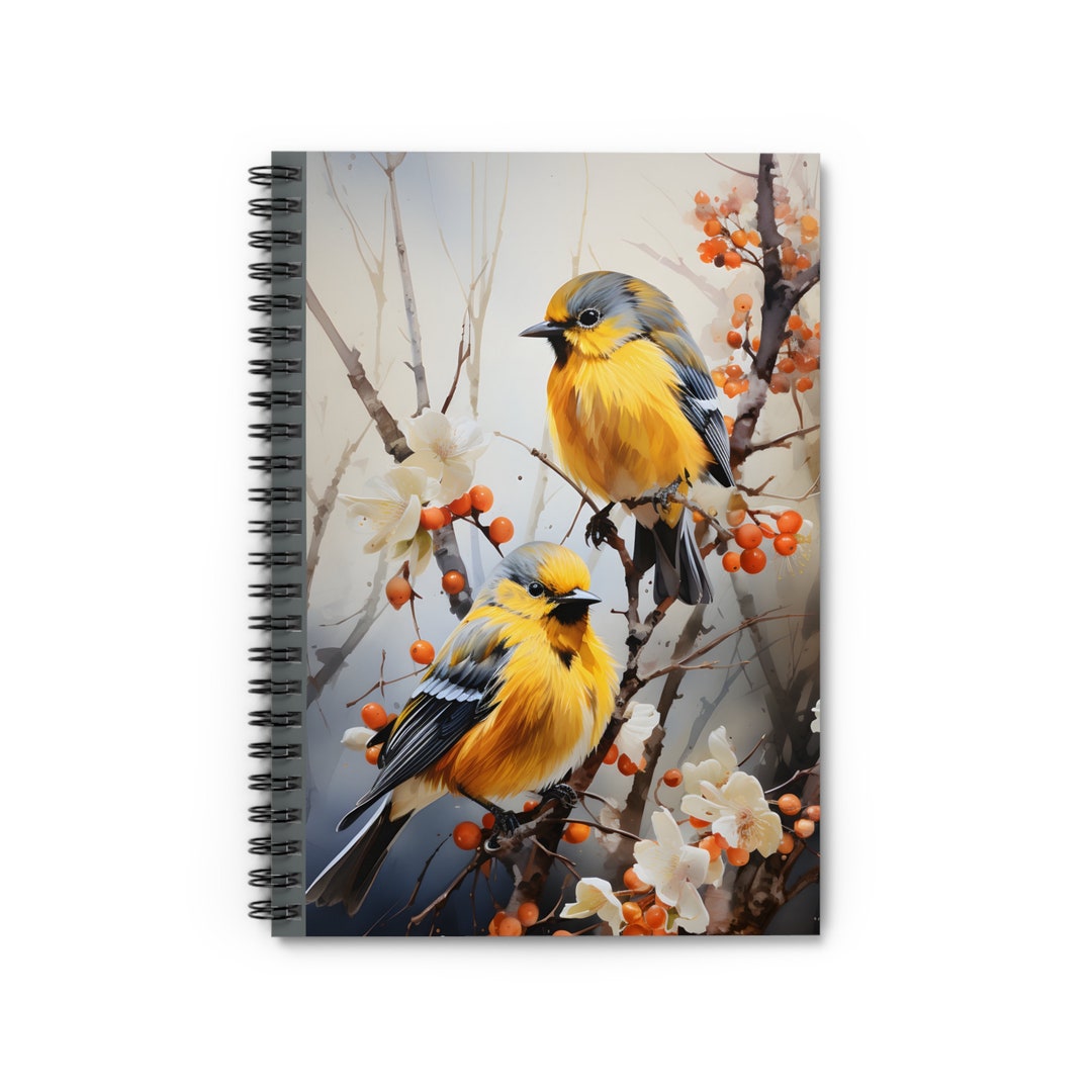 Watercolor Bird Notebook, Artistic Journal, Nature Diary, Bird Art ...